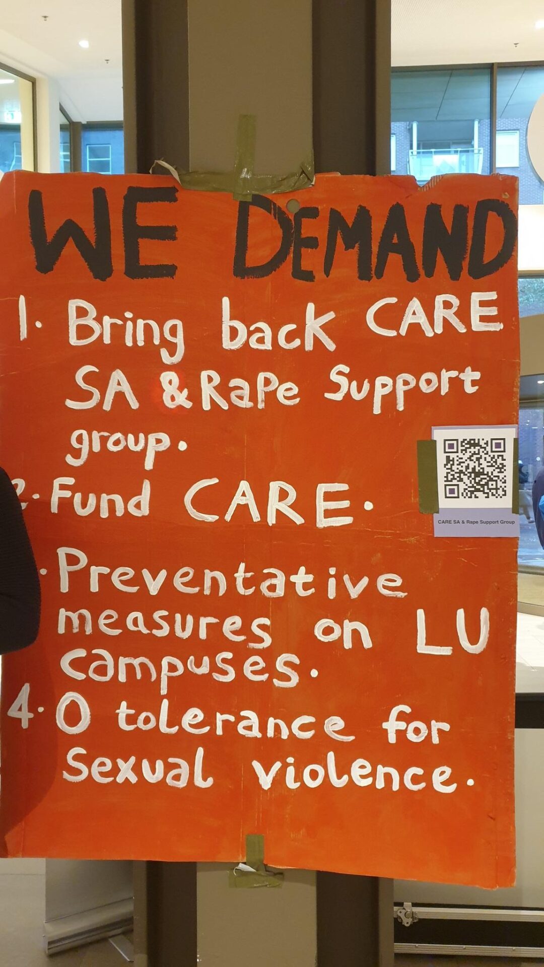 “Bring back CARE”, a powerful, emotionally-laden and energising protest ...