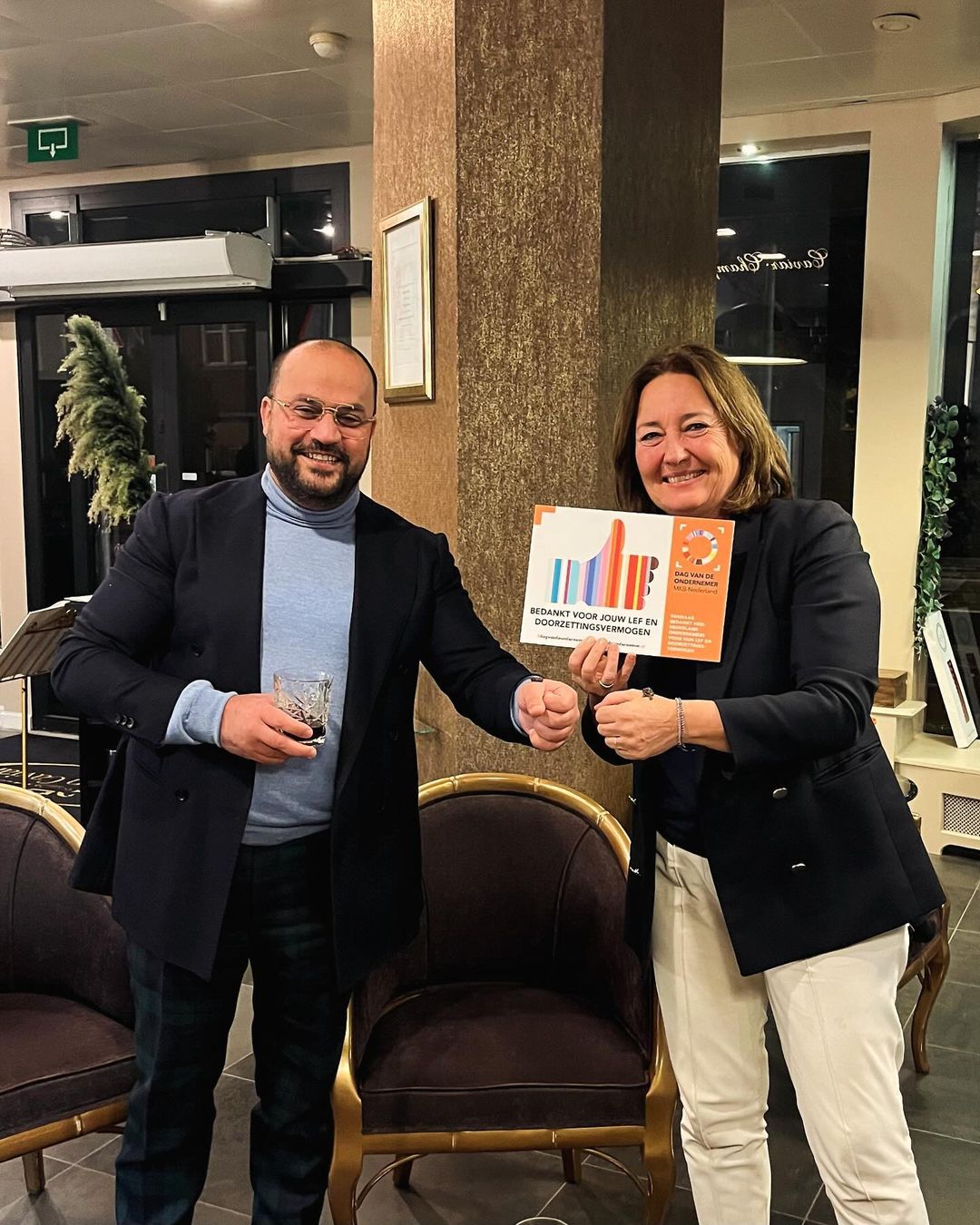 MKB Den Haag heeft spijt van prijs aan Lupi Coffee-baas Hossein Akef ...
