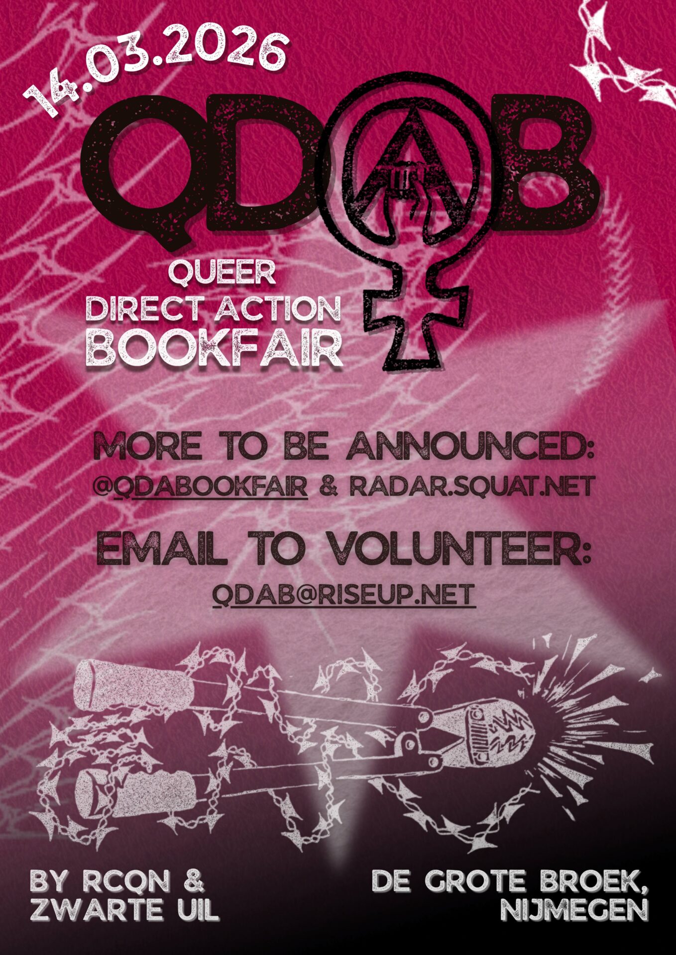 14 March, Nijmegen: queer direct action bookfair | Doorbraak.eu