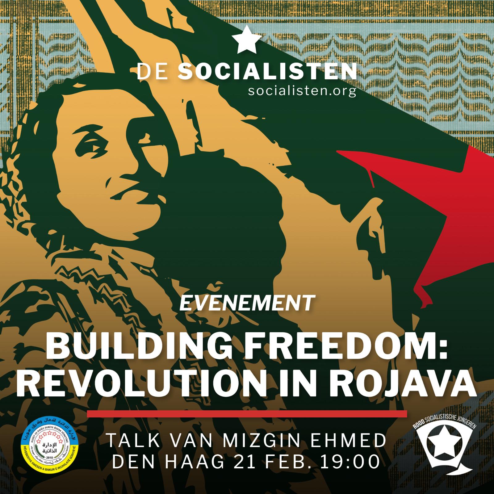 21 februari, Den Haag: bijeenkomst met lezing van Mizgin Ehmed over Rojava en het radensysteem ...