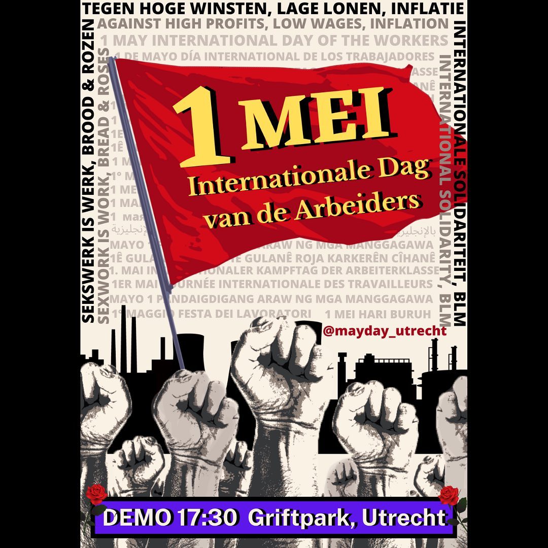 1 mei, Utrecht: demonstratie “Internationale Dag van de Arbeiders ...